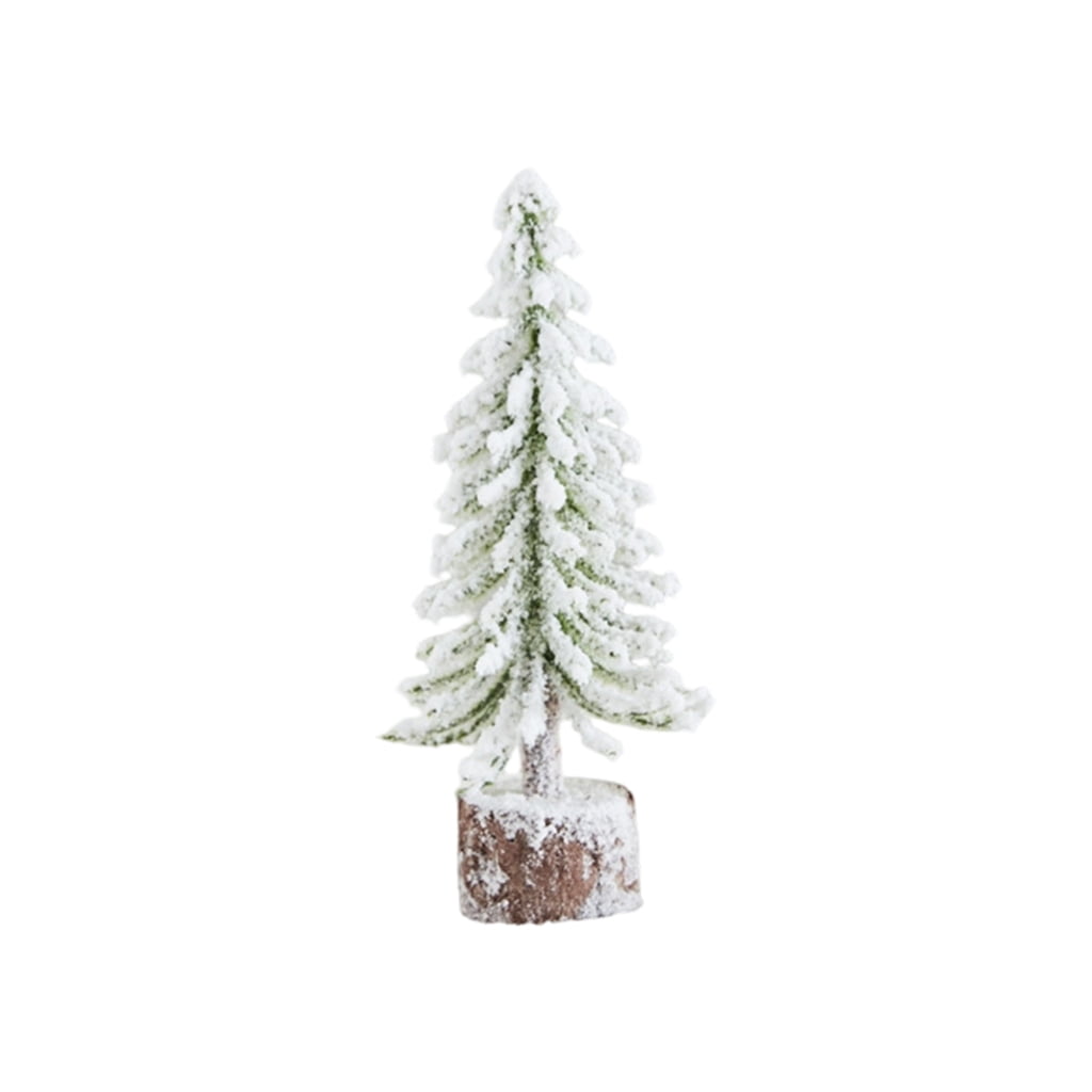 (1-Piece) Snow-Covered Artificial Christmas Tree- Realistic ...