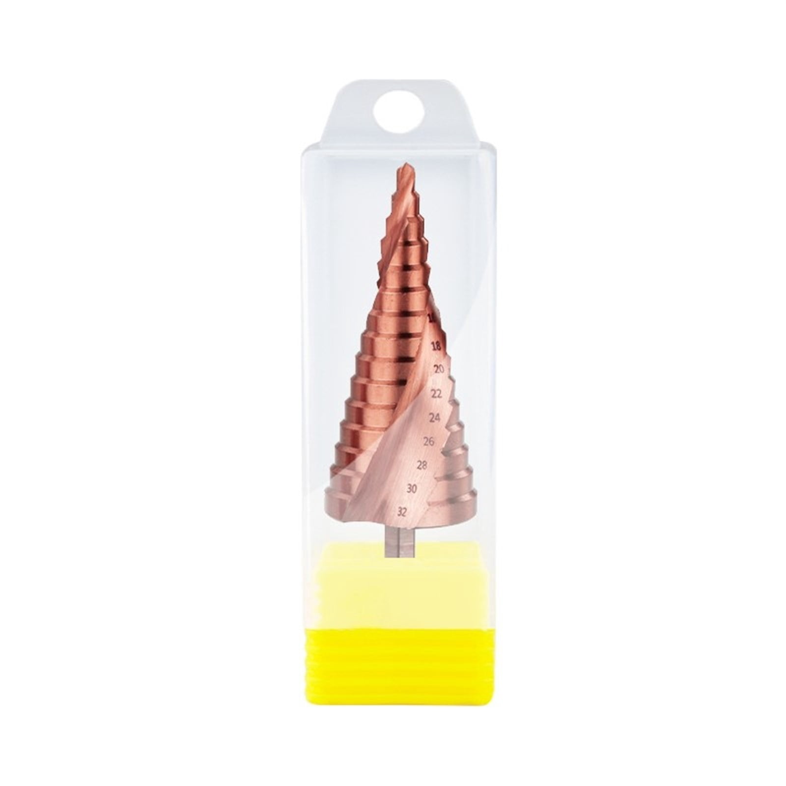 1 Piece Spiral Groove Step Drill Bit M35 High-speed Steel Hex Shank ...