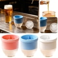 1-Piece Stackable Ice Ball Mold Maker Slow-Melting Large Ice Cube ...