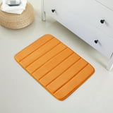 Yafa Home Fashion 1 Piece Striped Design Solid Memory Foam Bathroom Rug ...