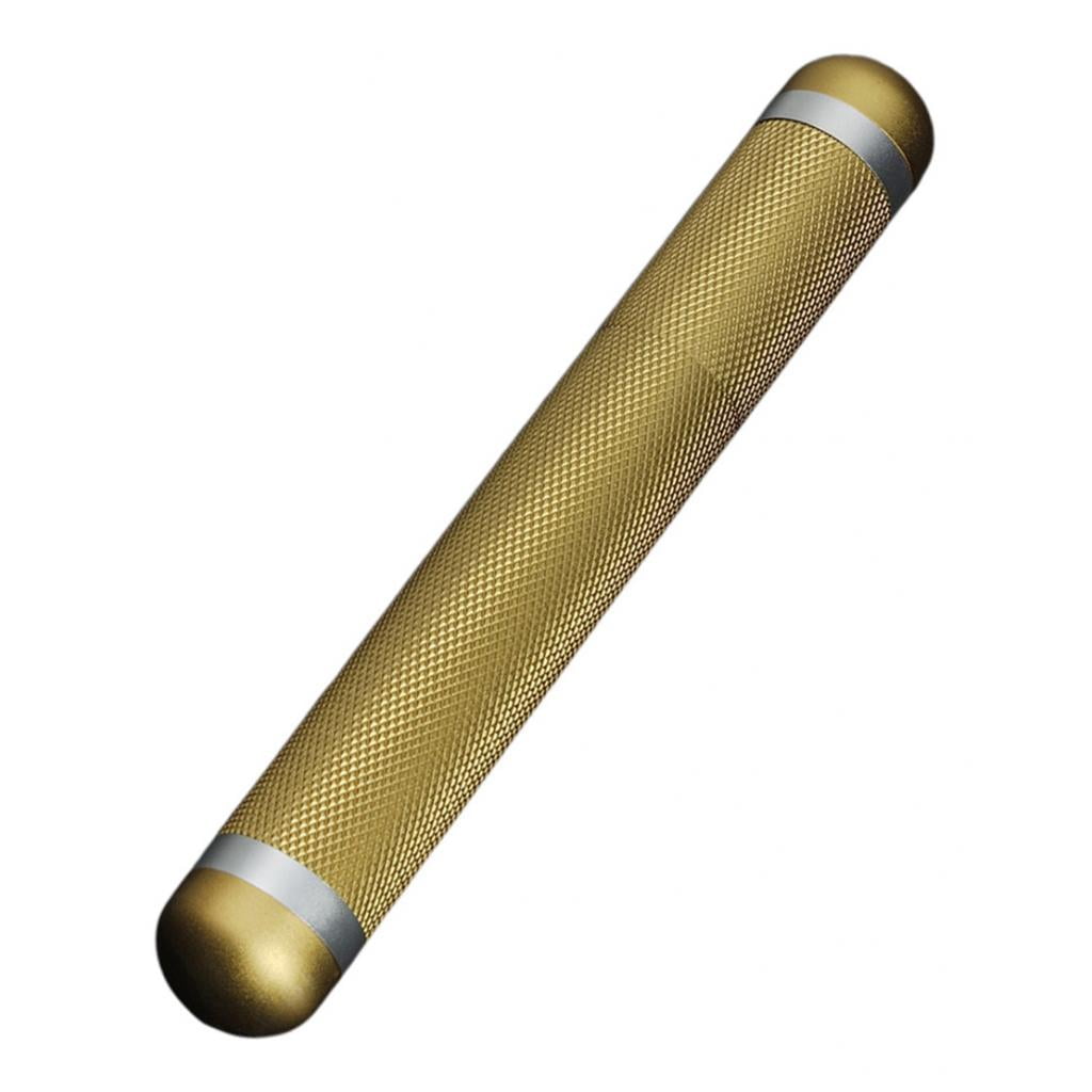 1 Piece Tube Classic Aluminum Travel Case Storage Golden - Walmart.com