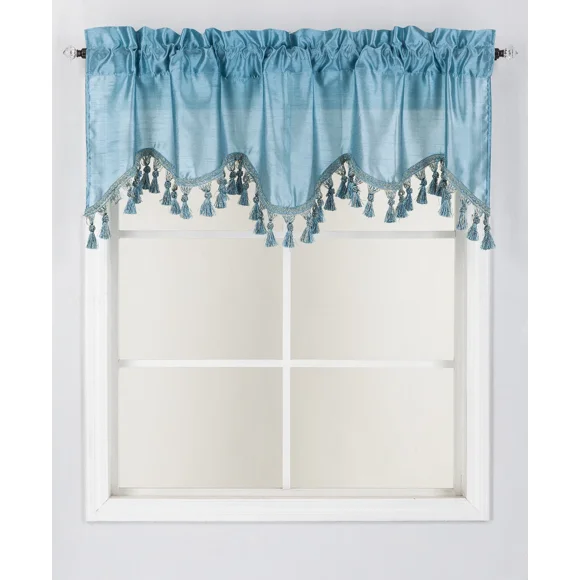 Valances in Curtains | Blue - Walmart.com