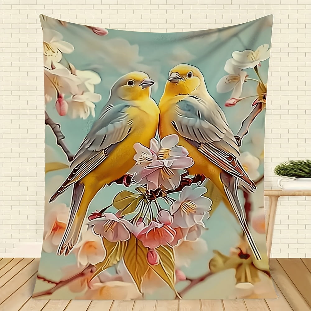 1 Piece White and Light Pink Flannel Blanket - Soft and Warm All-Season ...