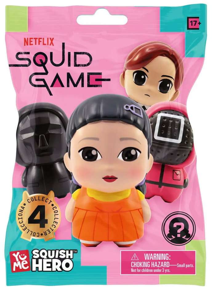 1 Piece YuMe Squid Game Squish Hero Blind Bag - PDQ( only ship 1 pack ...