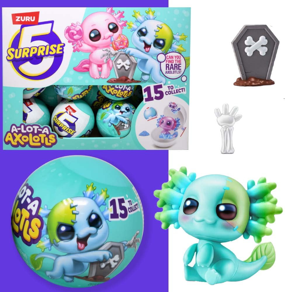 1 Piece Zuru 5 Surprise A-Lot-A-Axolotls in capsule in PDQ - Series 1 ...
