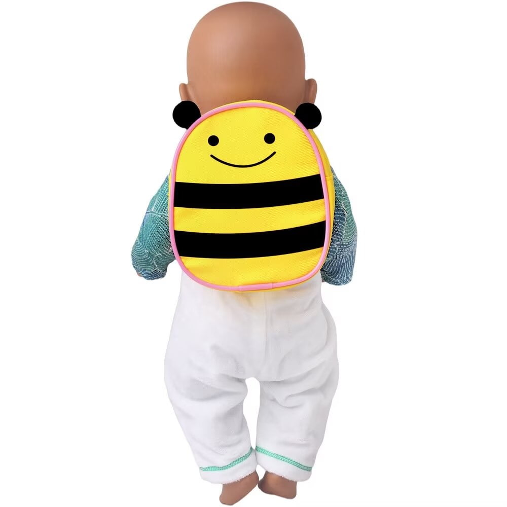 1 Pieces Doll Zipper Backpack for 18 inch Doll Mini Baby Dolls Backpack ...