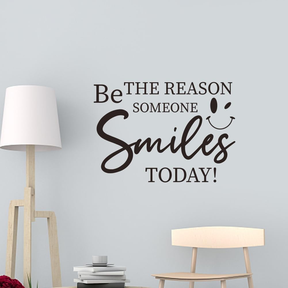 1 Pieces Inspirational Wall Decals Stickers Quotes Be The Reason Wall ...