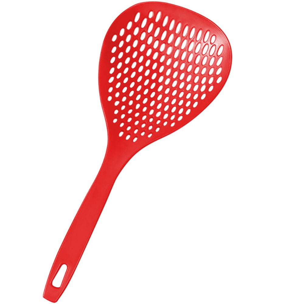 1 Pieces Large Scoop Colander Strainer,Skimmer Slotted Spoon Scoop ...
