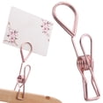 1 Pieces Metal Wire Multi-Purpose Clips, Metal Clothpins, Reusable Note ...