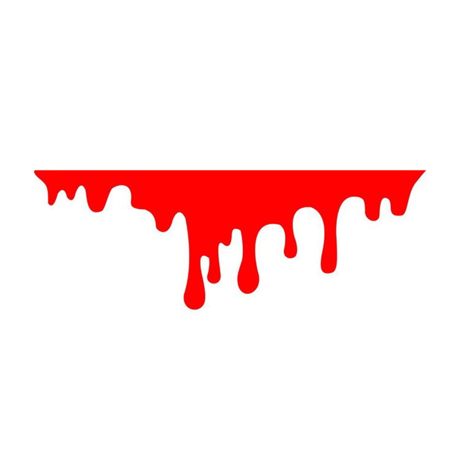1 Pieces Red Blood Flowing Blood Funny car Stickers Bloody Horror Funny ...