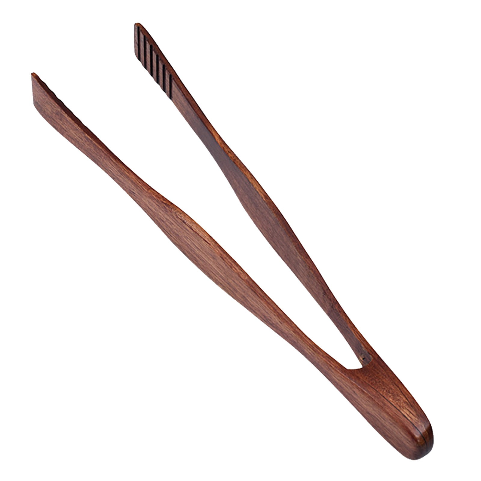 1 Pieces Toaster Tongs, 10.5 Inch Bamboo Tongs Anti-Slip Wooden Toaster ...