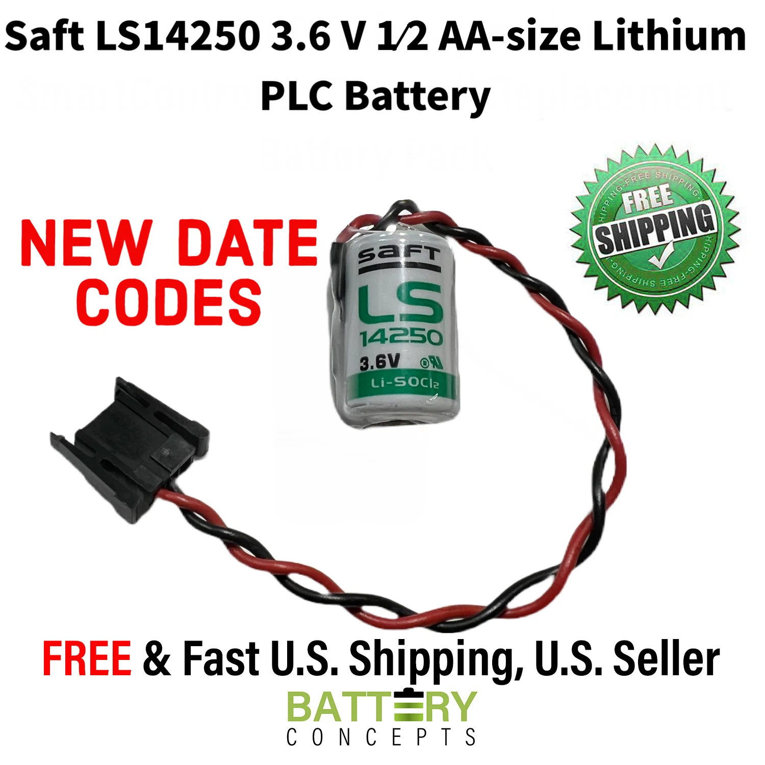 1-Pk 1747-Ba 1769-Ba Plc Battery Replacement For Allen Bradley Slc Plc ...