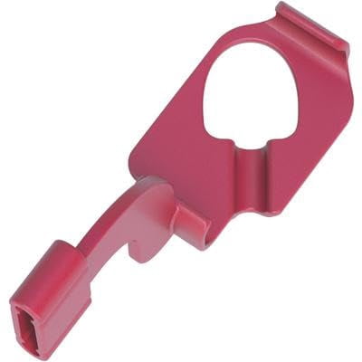 1/Pk Horizontal Holder, Snap-in Red Plastic Holder for Platinum and ...