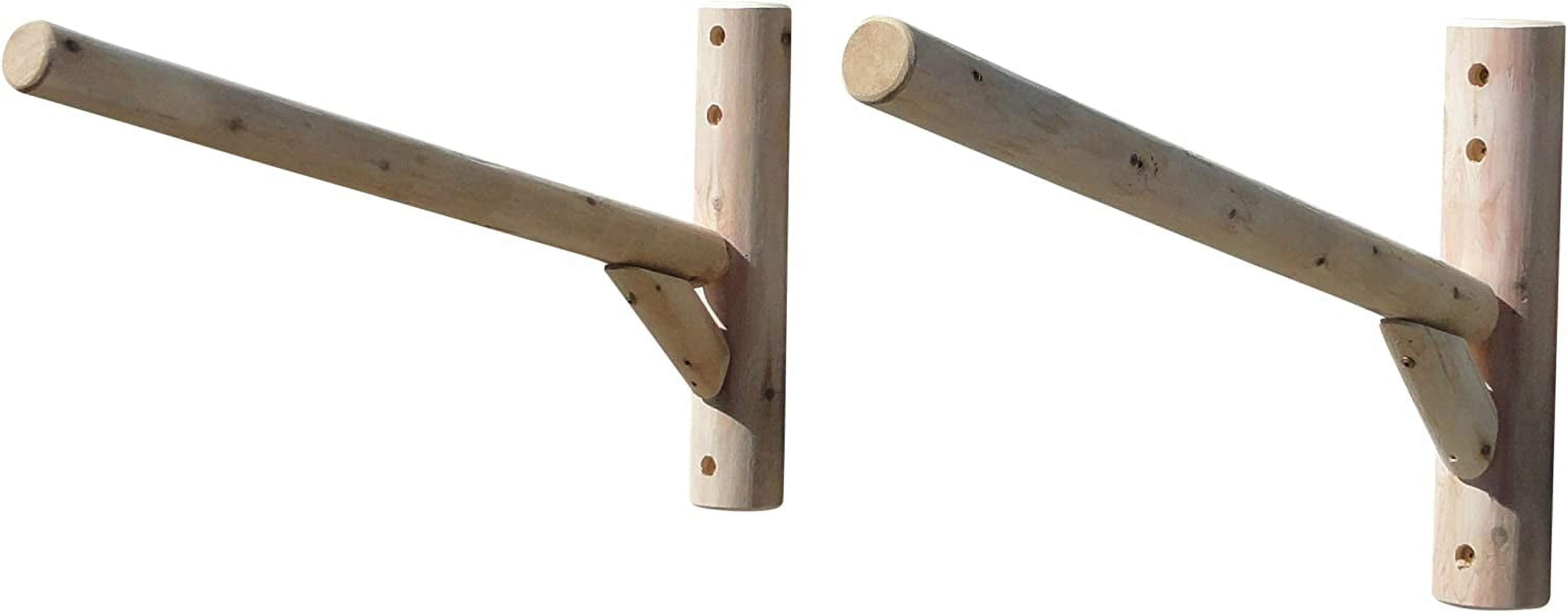 1-Place Wall Mounted Kayak/Canoe Log Rack, Outdoor Kayak Rack, Kayak ...