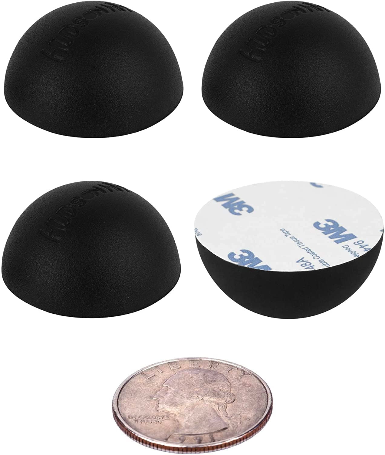 1" Platinum Silicone Speaker Isolation Pads - 4-Pack Non-Skid Speaker ...