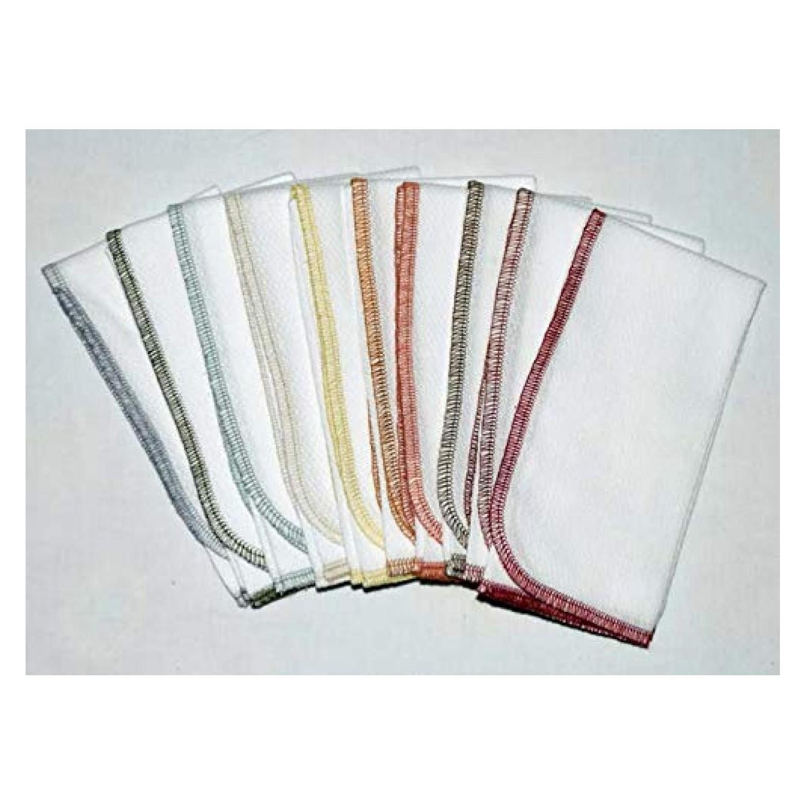 1 Ply 14x14 Inches White Cotton Birdseye Paperless Towel Earthtone ...