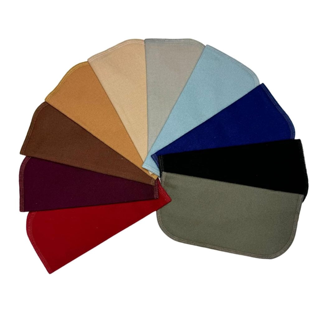 1 Ply Solid Flannel 8x8 Inches Set of 10 Earth Tone Edging - Walmart.com