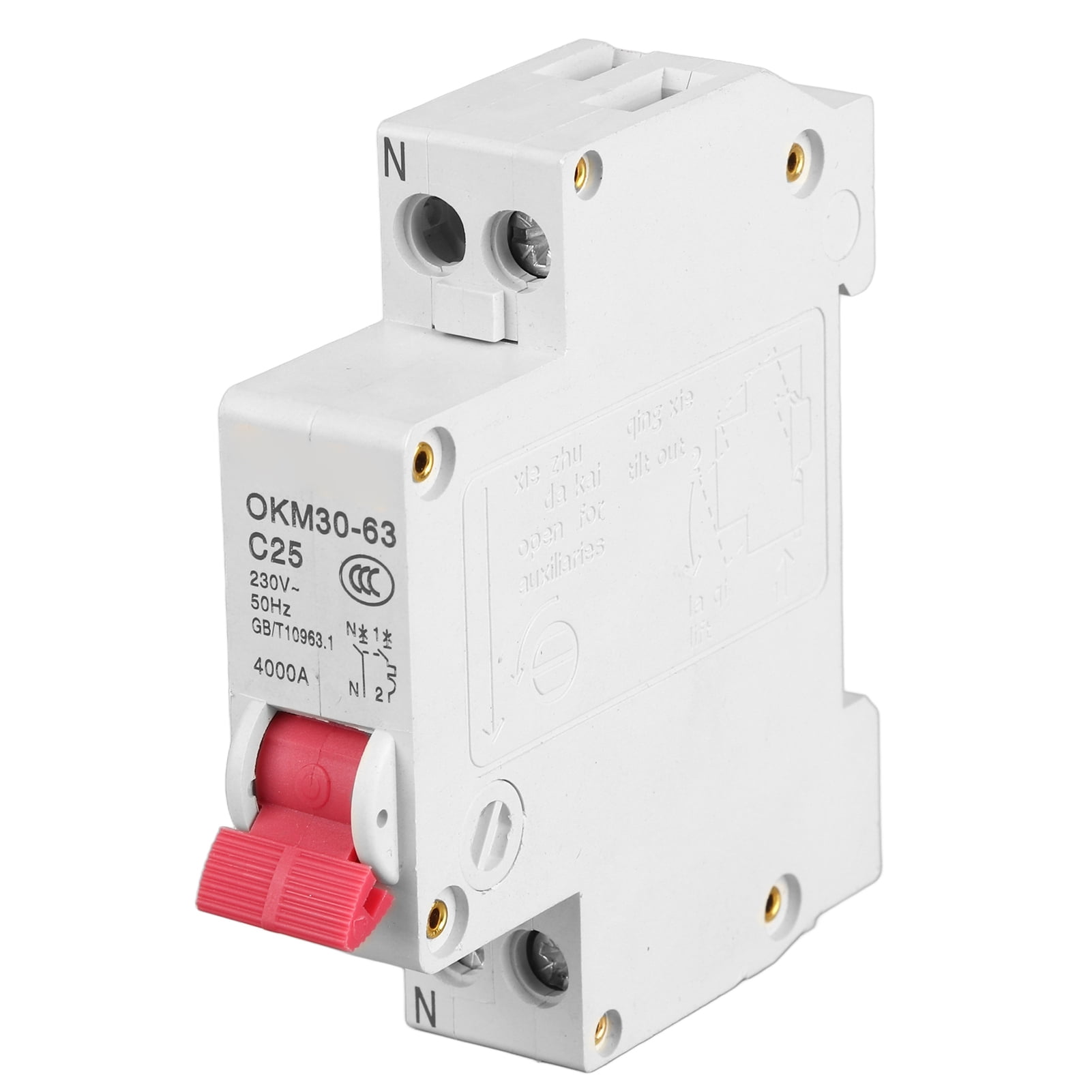 1 Pole 230V Miniature Circuit Breaker Low Pressure Air Switch Single ...
