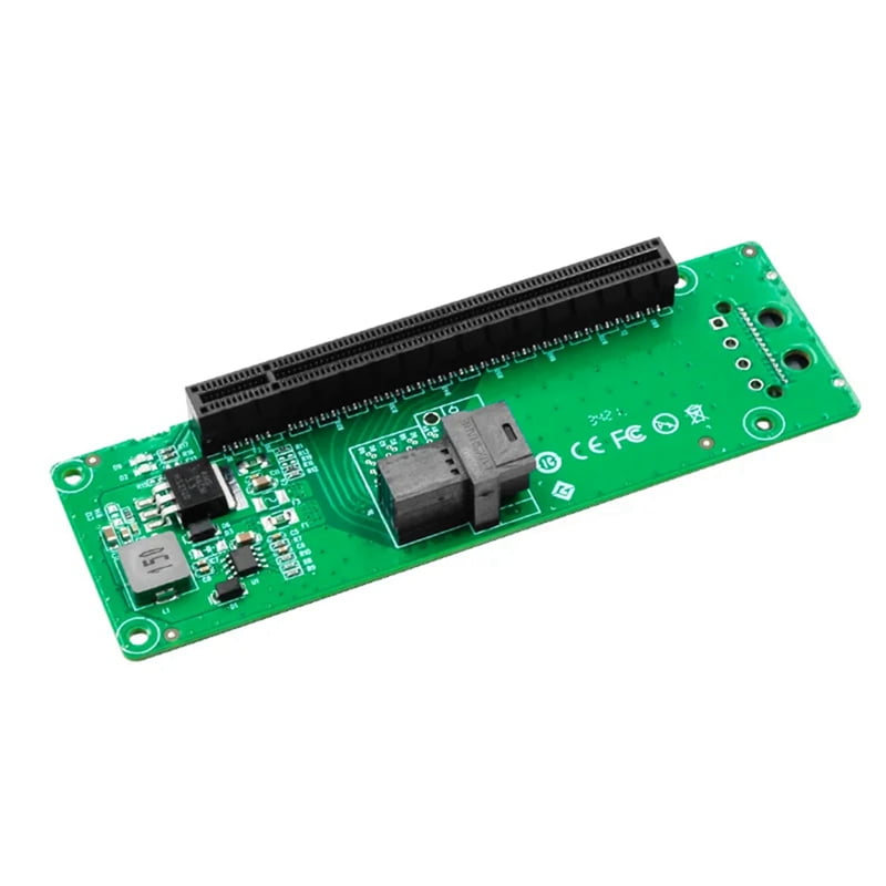 1 Port PCIe Slot Expansion Card SFF-8643 to PCIe X16 Slot Adapter with ...