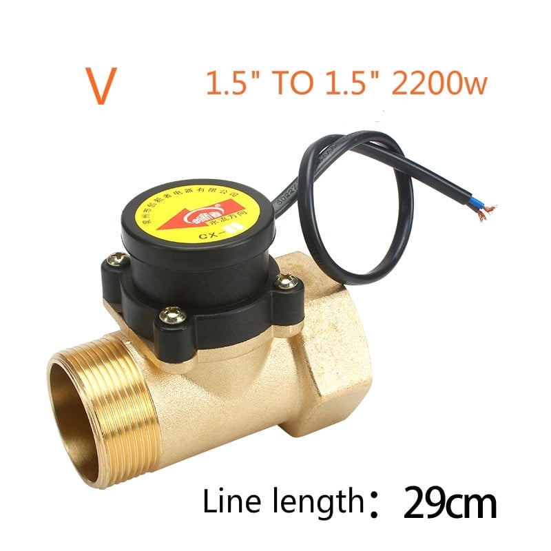 Practical Water switch Flow Sensor Male Thread Connector Circulation ...