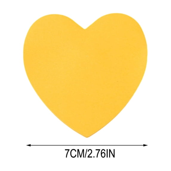 Under 1$ Product! Heart-Shaped Sticky Notes, Cute Bright Colors Self ...