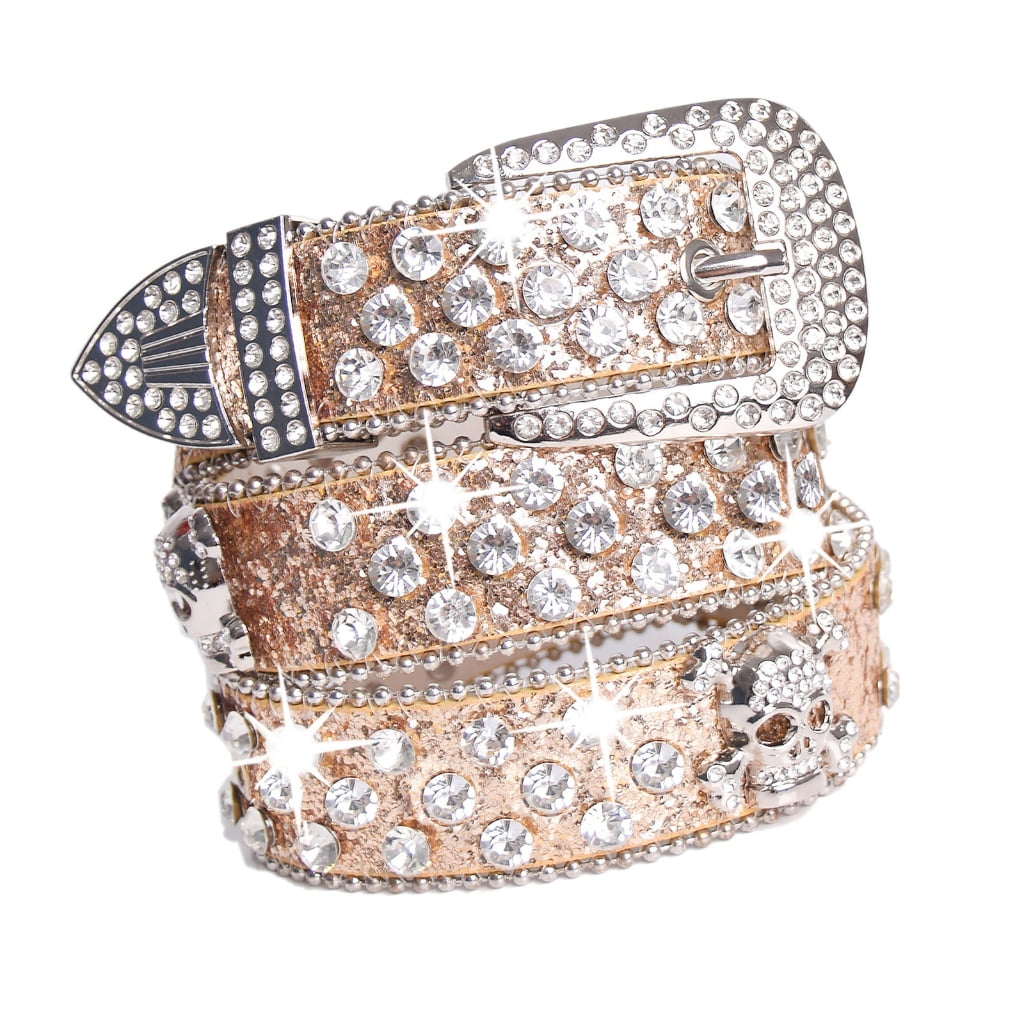 1. Punk-Style Embellished Waist Belt, Adjustable PU Strap for Men ...