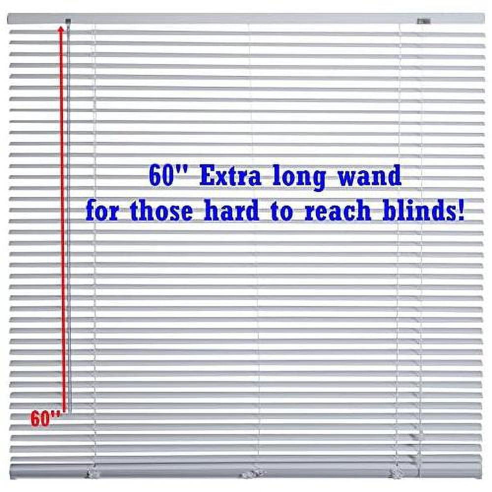1 Qty: 60" Blind Tilt Control Wand - Clear - Built In Integrated Tip ...
