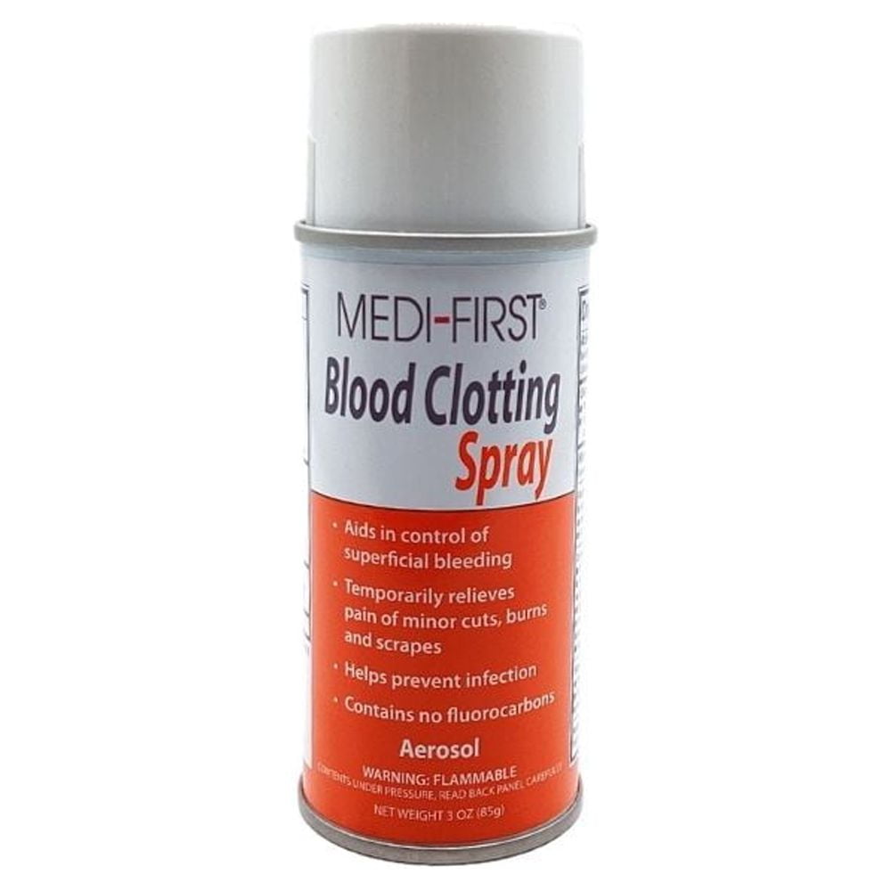 1 Qty Blood Clotting Aerosol Spray Can 3 oz– First Aid Kits - Medi ...