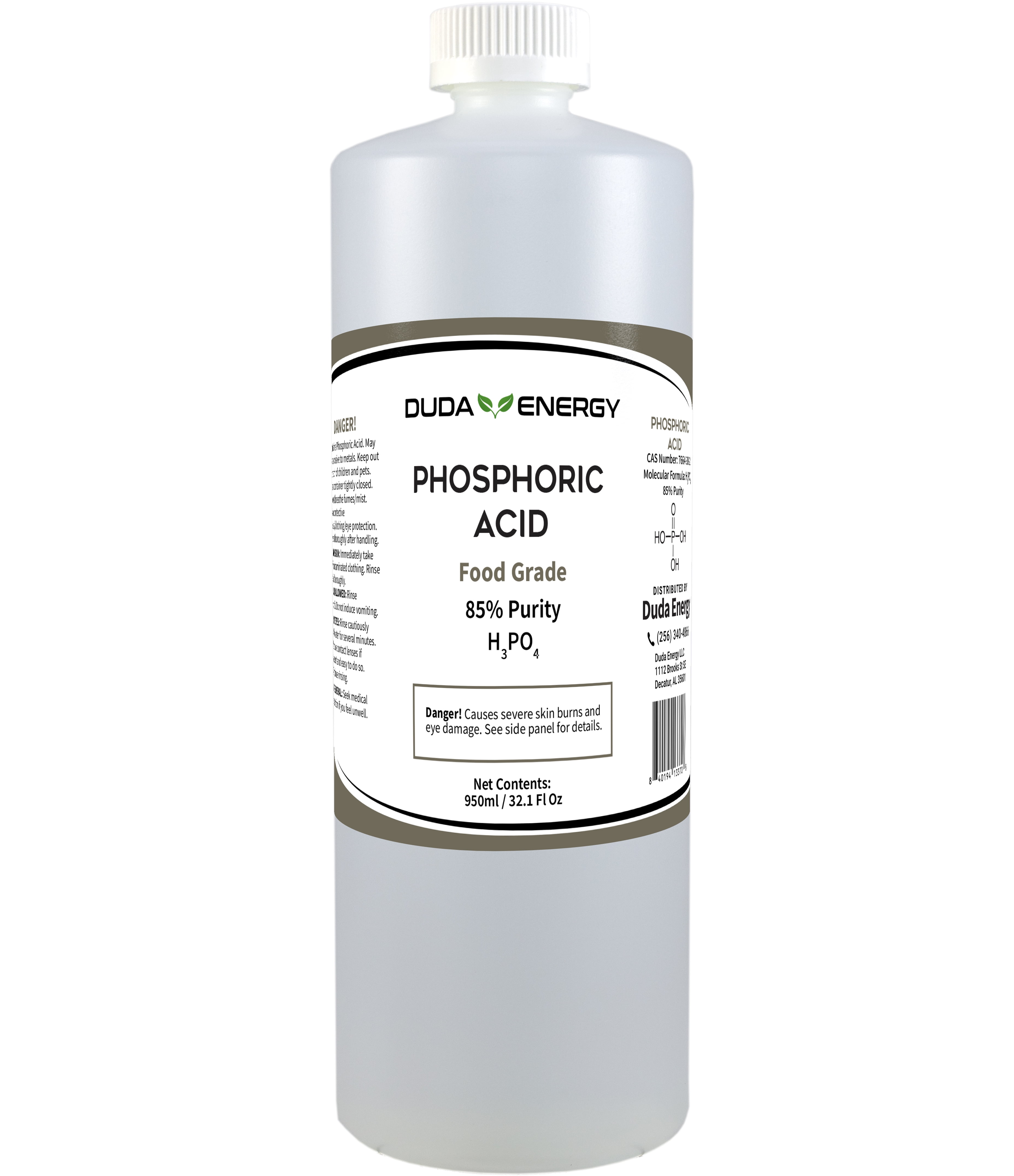 1 Quart / 950ml 85% Food Grade Phosphoric Acid Rust Remover Clean Etch ...