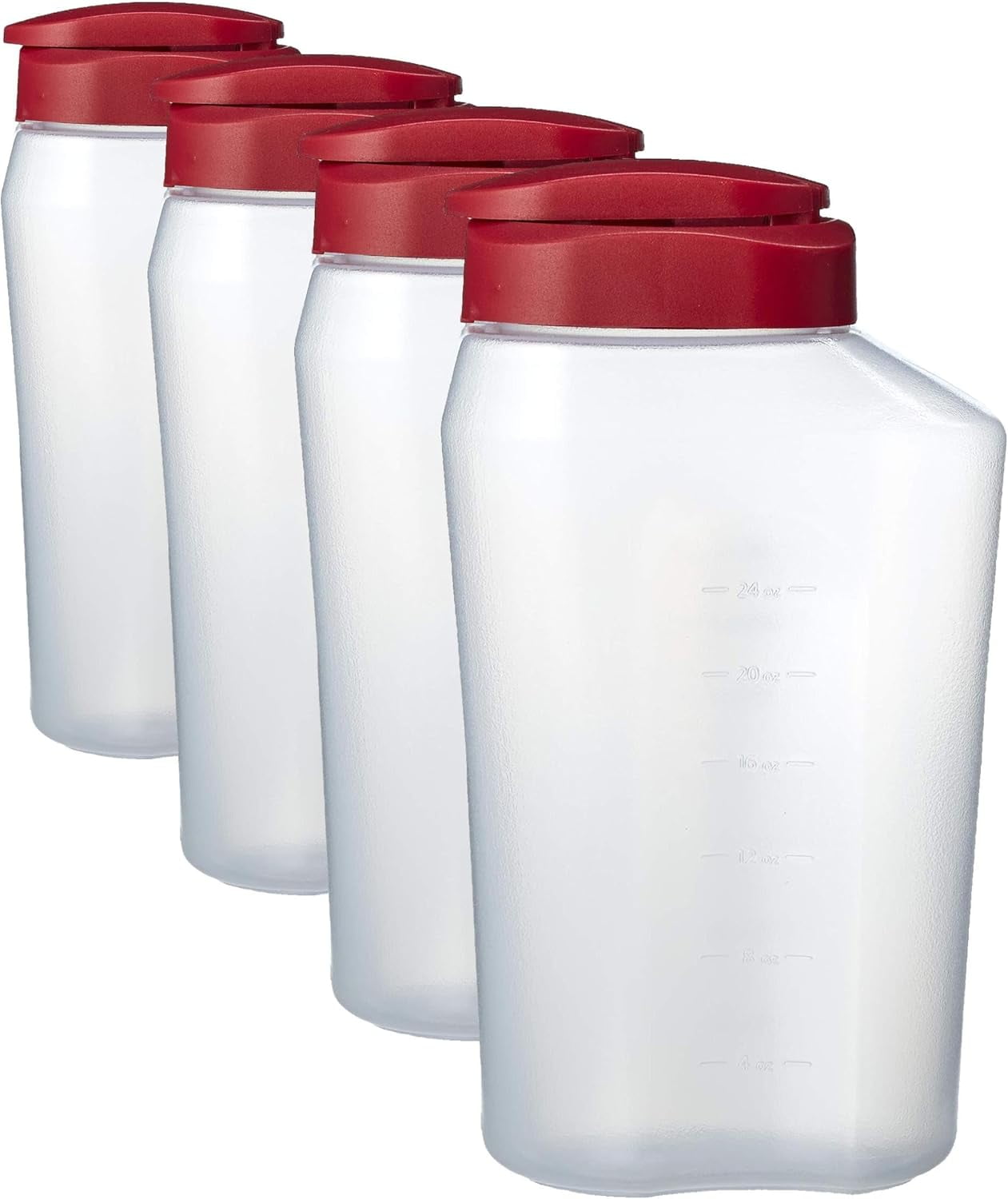 1 Quart Bottle – BPA Free Mixing Pitcher with Lid, Snap Lock Easy Pour ...