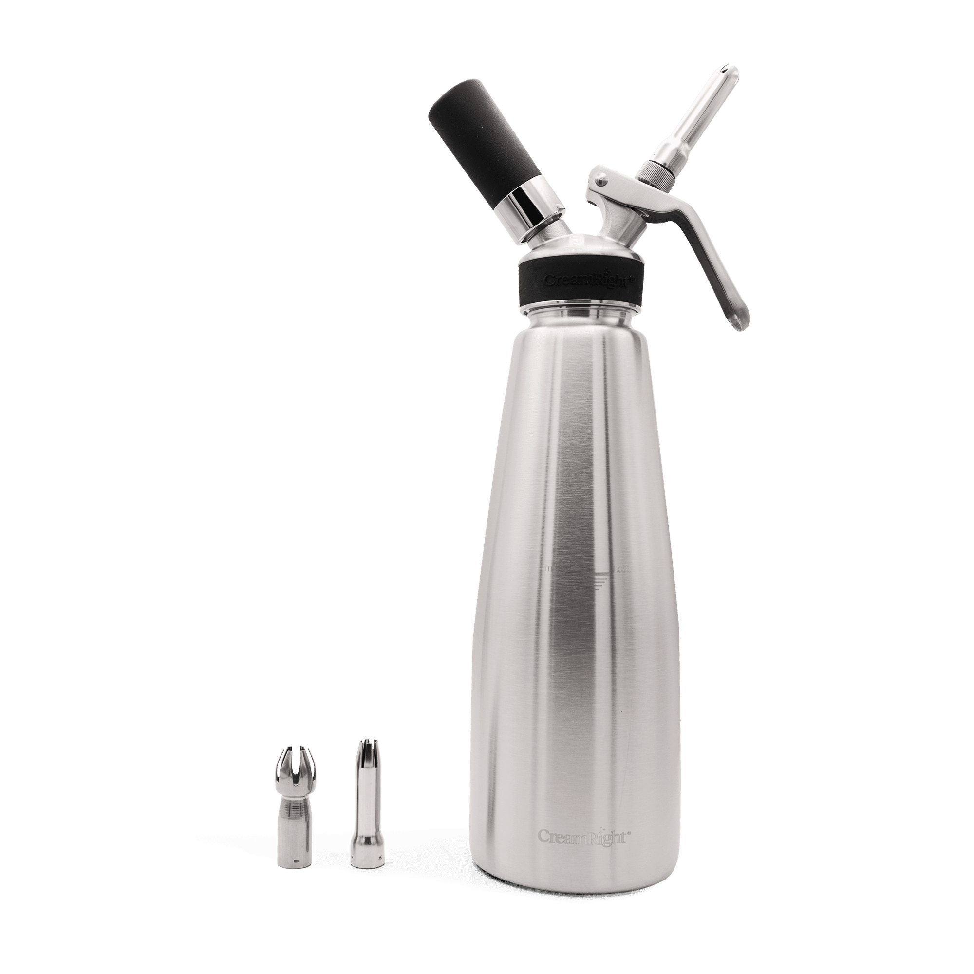 1 Quart Stainless Steel Whipped Cream Dispenser - Walmart.com