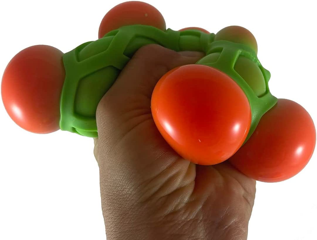 1 RANDOM COLOR Honeycomb Color Changing Soft Doh Filled Stretch Ball ...