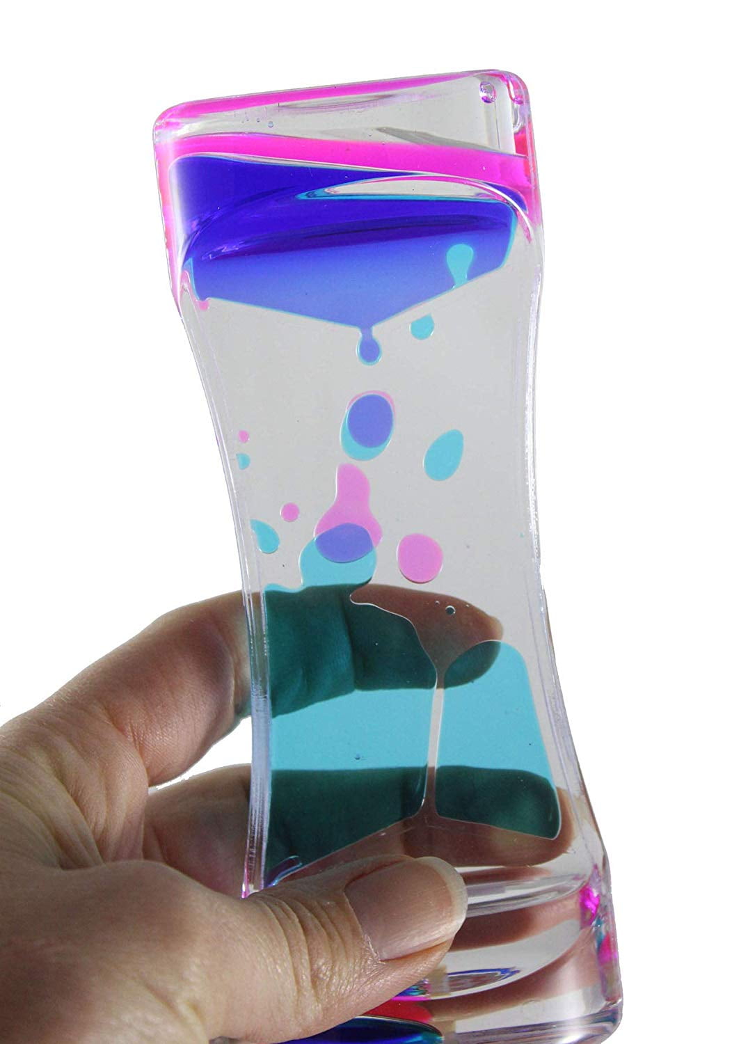 1 RANDOM COLOR Liquid Dripping Timer - Calm Down Jar - Soothing and ...