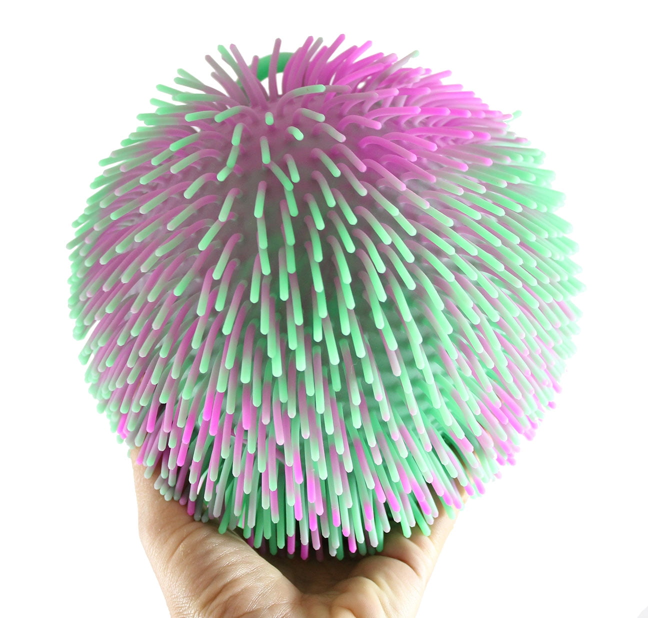 1 RANDOM COLOR Multi-Color Tie Dye Swirl Jumbo 8" Puffer Ball - Sensory ...