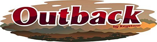 1 RV Trailer Keystone OUTBACK Front Cap Logo Decal GRAPHIC-1972-3 ...