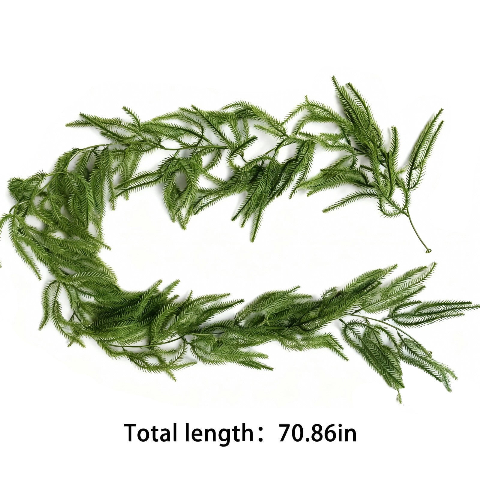 1* Rattan Garland Single Fork Natural Garland Artificial Greenery ...