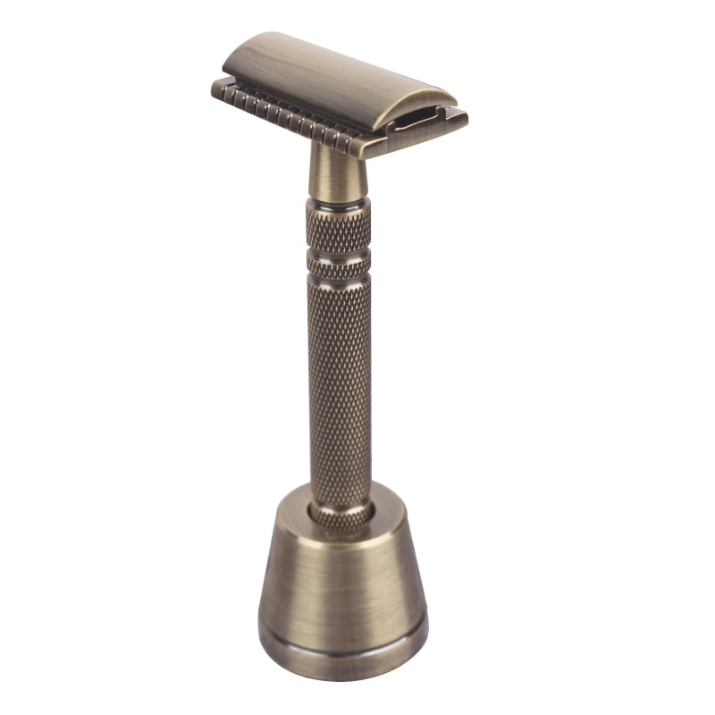 1 Razor 1 Base Razor Mens Bronze Classic Double-sided Manual Shaver ...