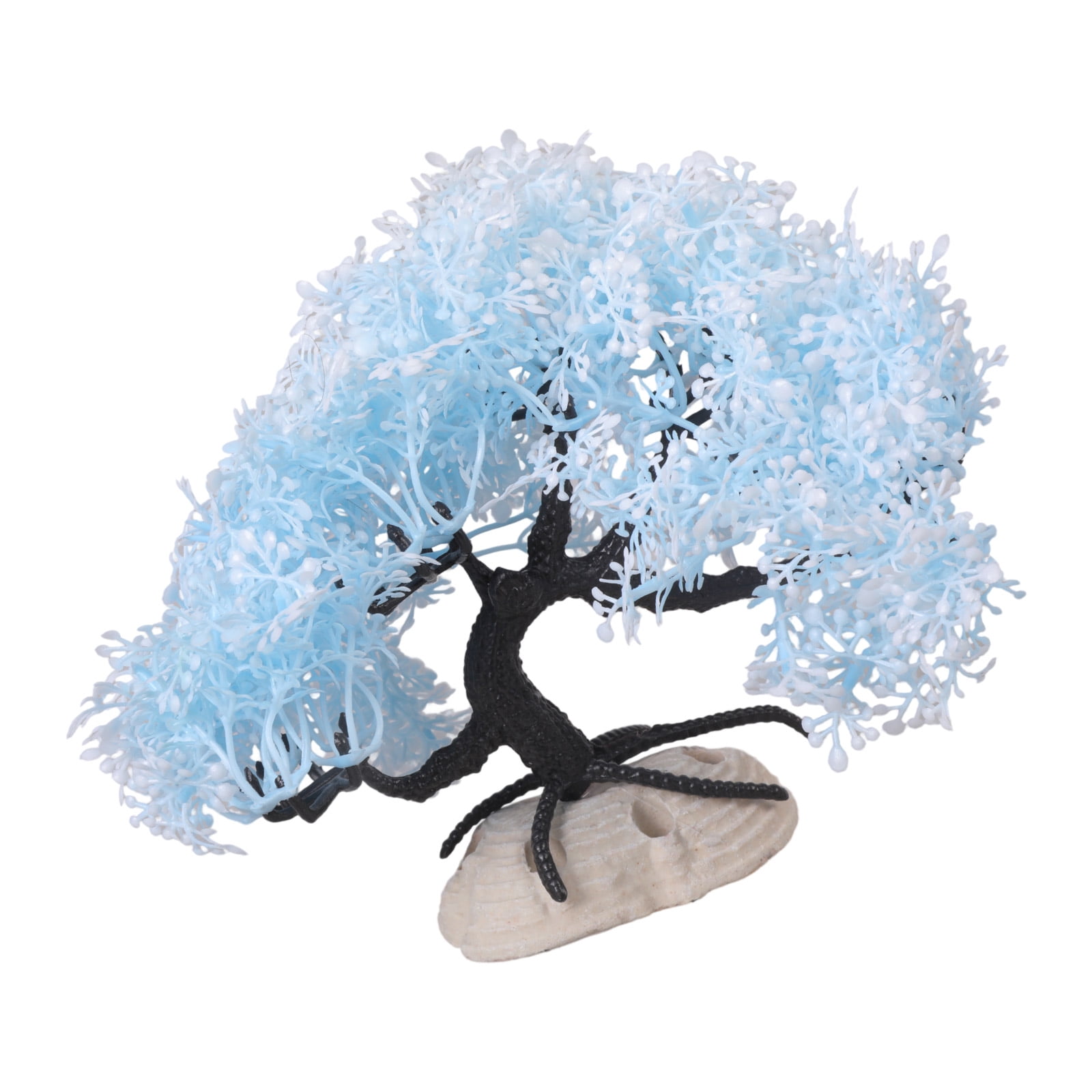 1. Realistic Pine Tree Aquarium Decoration, Artificial Plant for ...