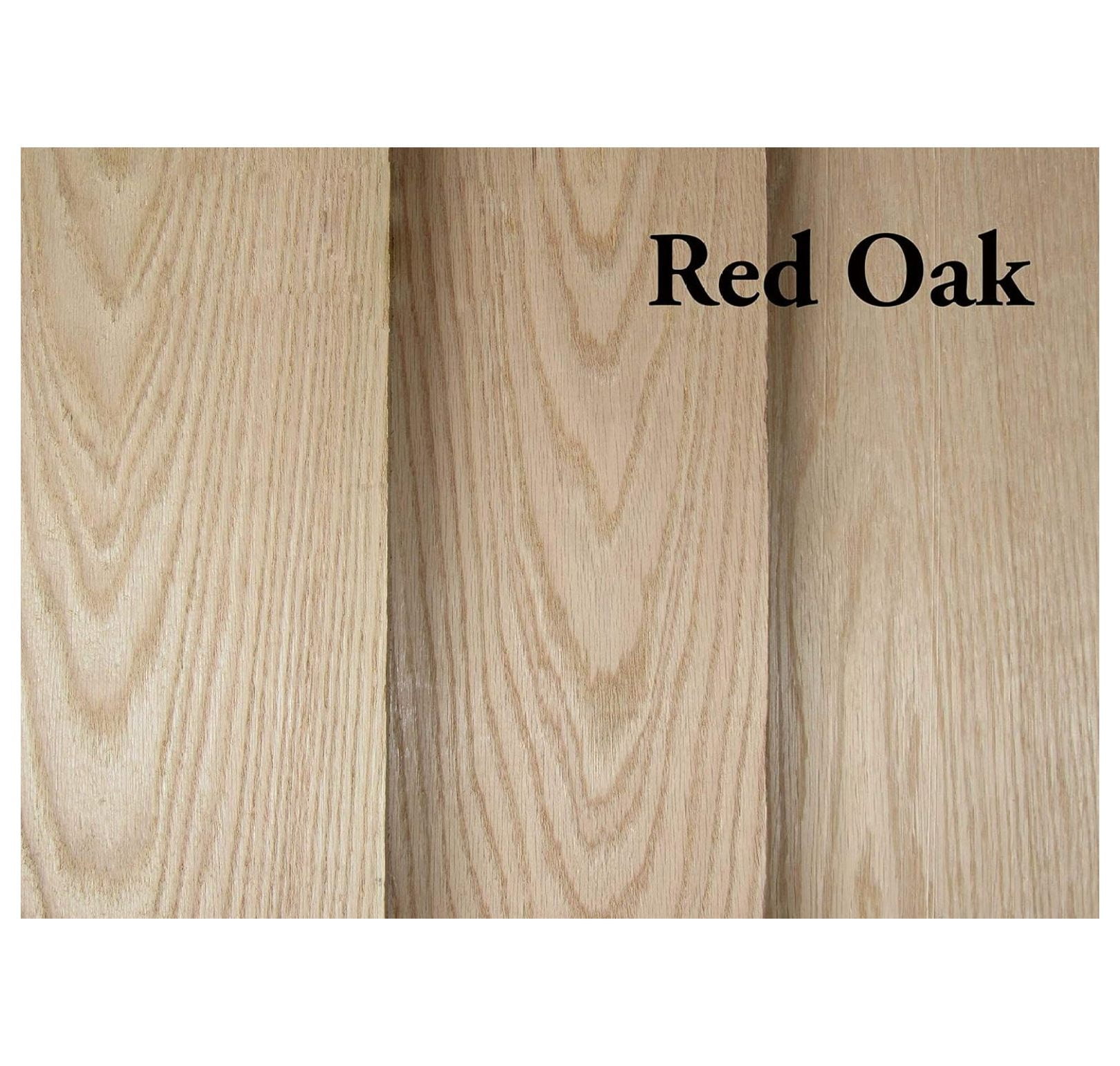 1 Red Oak Wood Board @ 1/8 inch thick x 3-4 Inches Wide (in That range ...