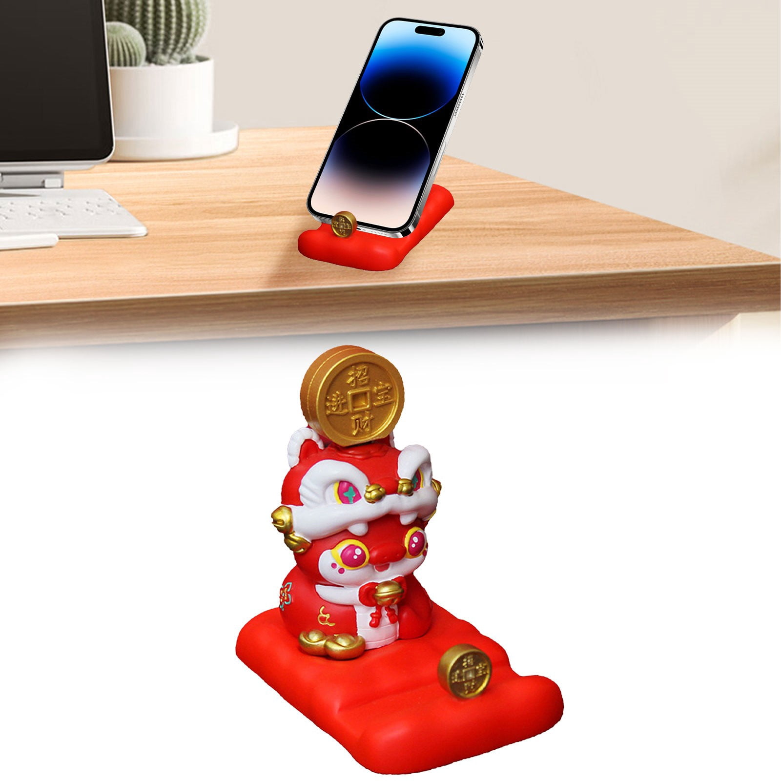 1 Red Snake Phone Stand Chinese Year Of The Phone Stand Feng Shui ...