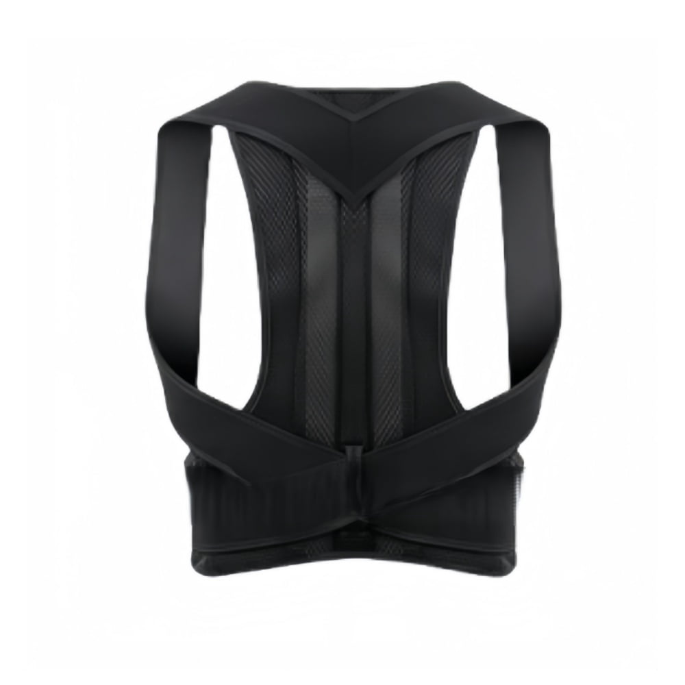 1 Reinforced Belt Lumbar Column Posture Corrector Vest Adjustable Back ...