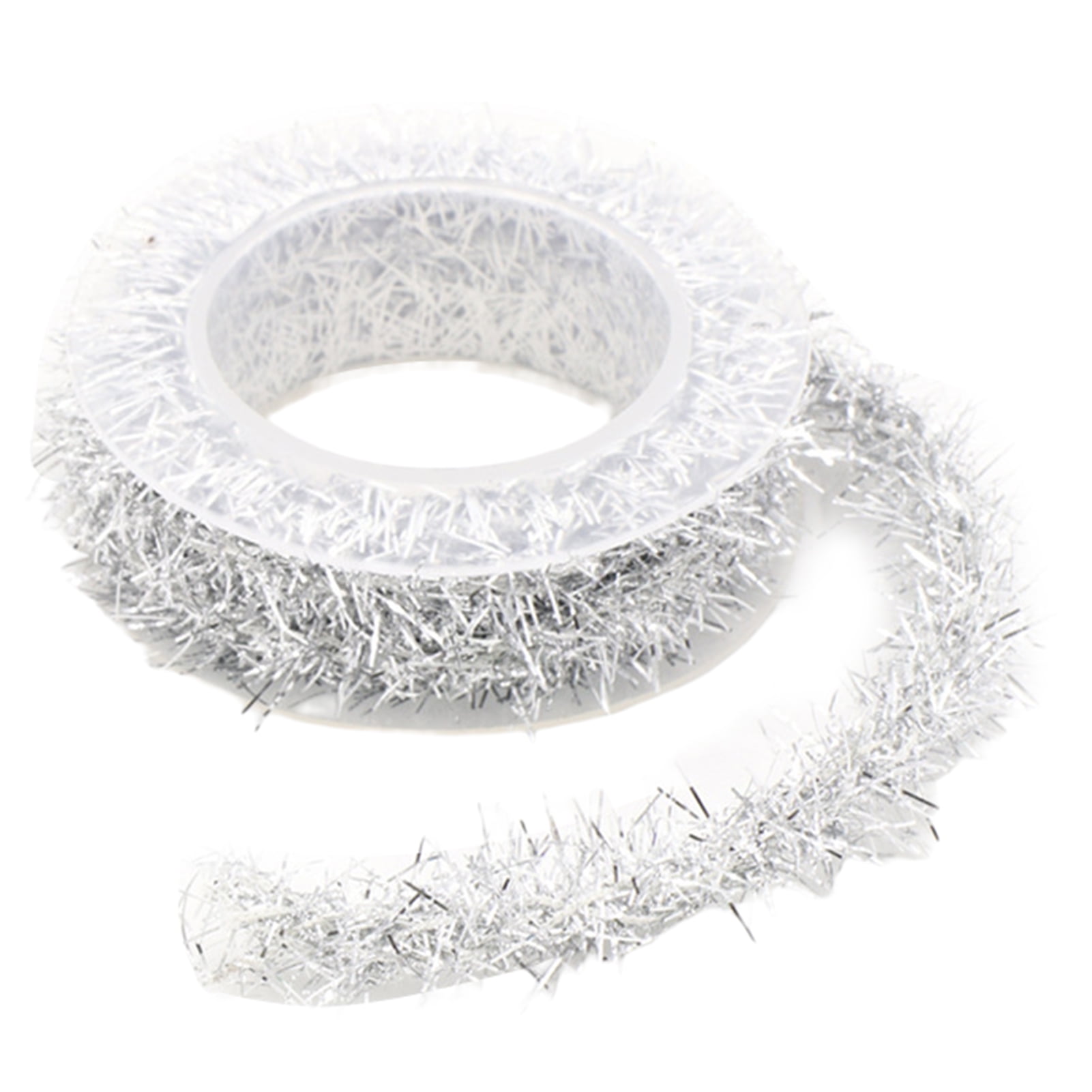 1 Roll 1.5m Christmas Tinsel Garland Soft Flexible Iron Wire Colorful ...