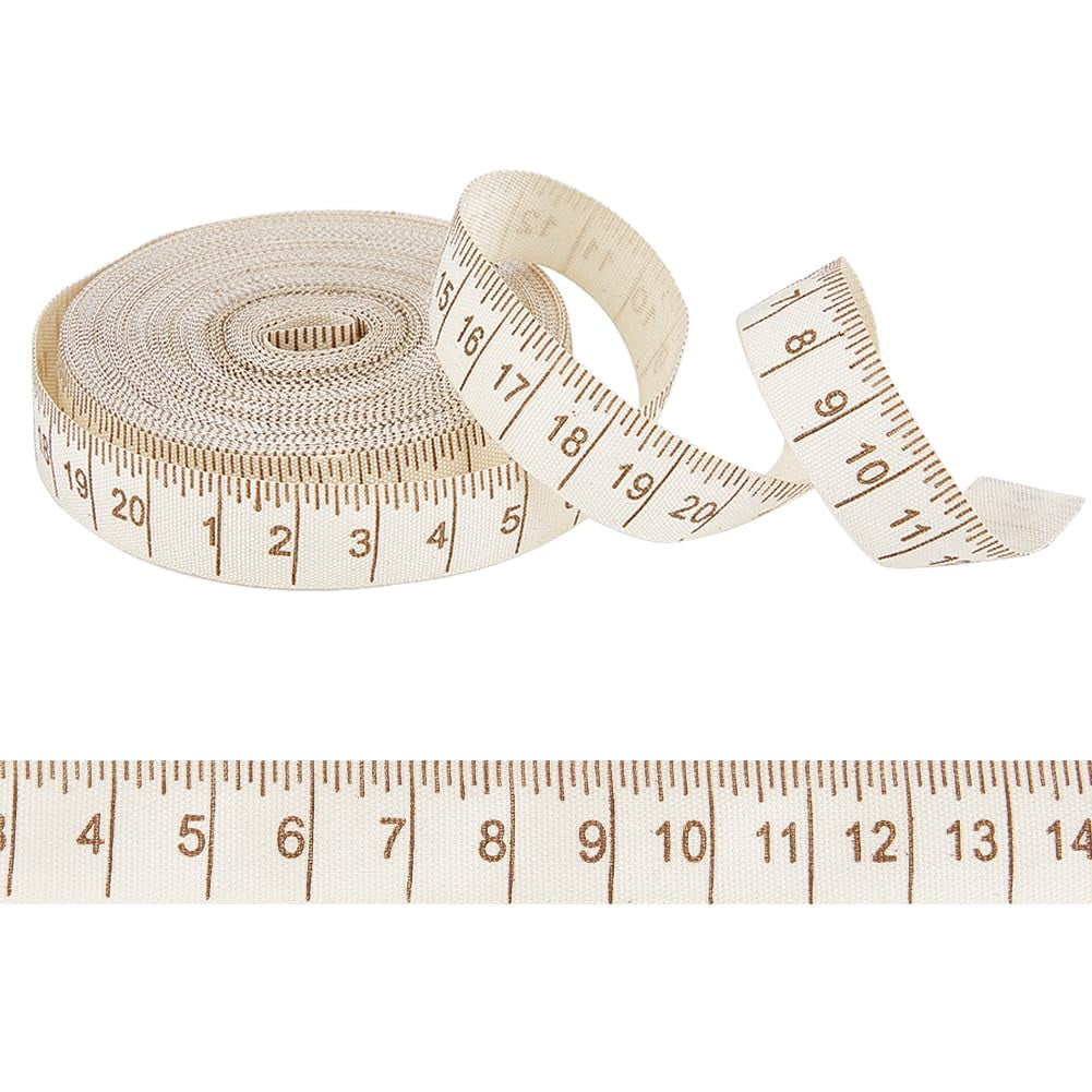 1 Roll 10 Yards Measuring Tape Ribbon 5/8 Inch Wide Fabric Trim Ruler ...
