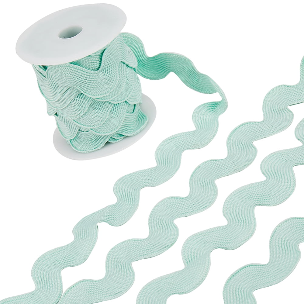 1 Roll 10 Yards Polyester Wavy Fringe Trim Ribbon Wave Bending Lace ...