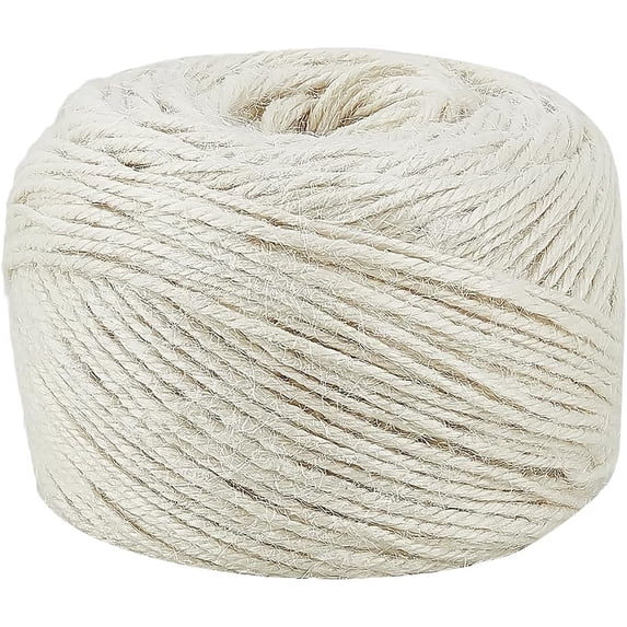 1 Roll 100M/109.36 Yards White Jute Twine Photo Hanging String Durable ...
