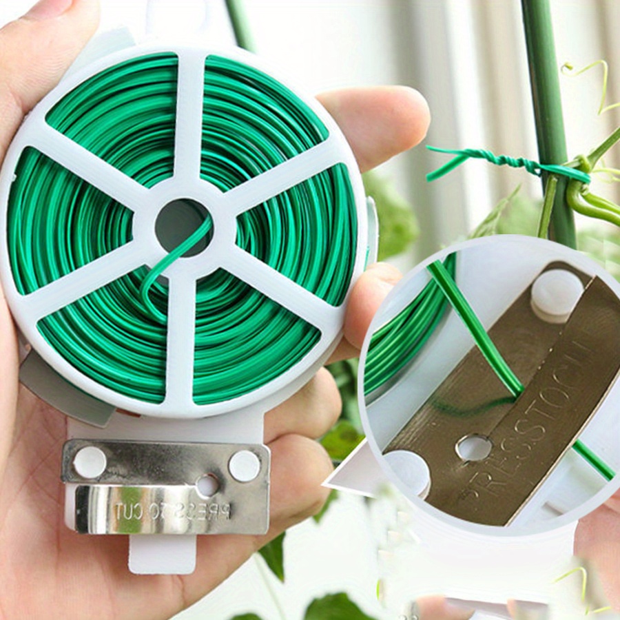 1 Roll 100M Multifunctional Plastic Steel Twist Tie Sturdy Reusable ...