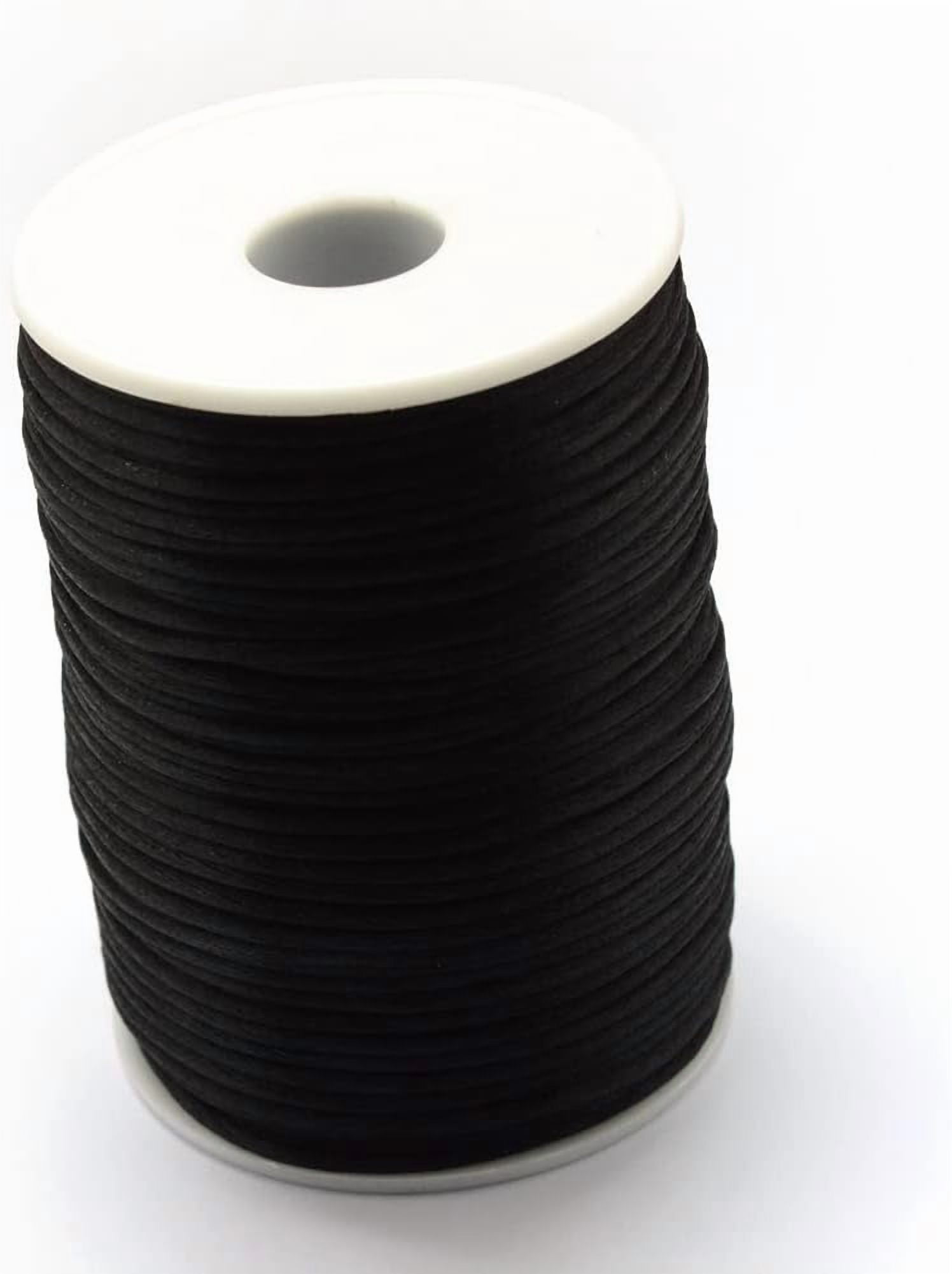 1 Roll 109.36 Yards(100m) 1.5mm Polyester Cord Bead Thread Polyester ...