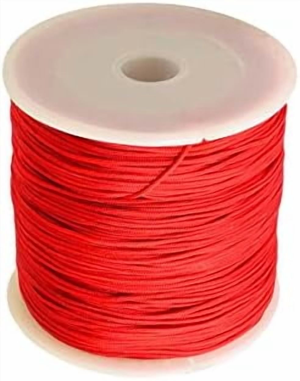 1 Roll About 109 Yards Nylon Jewelry Thread Cord 0.8mm Chinese Knotting ...