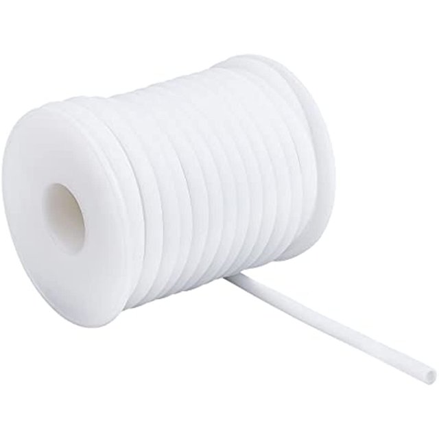 1 Roll 10m/roll 5mm White Silicone Cord Rubber Cord for Bracelet ...
