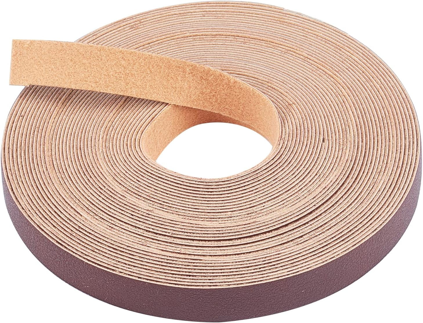 1 Roll 11yd/10m Lychee Pattern Leather Strap Strip 5/8 inch Wide Flat ...